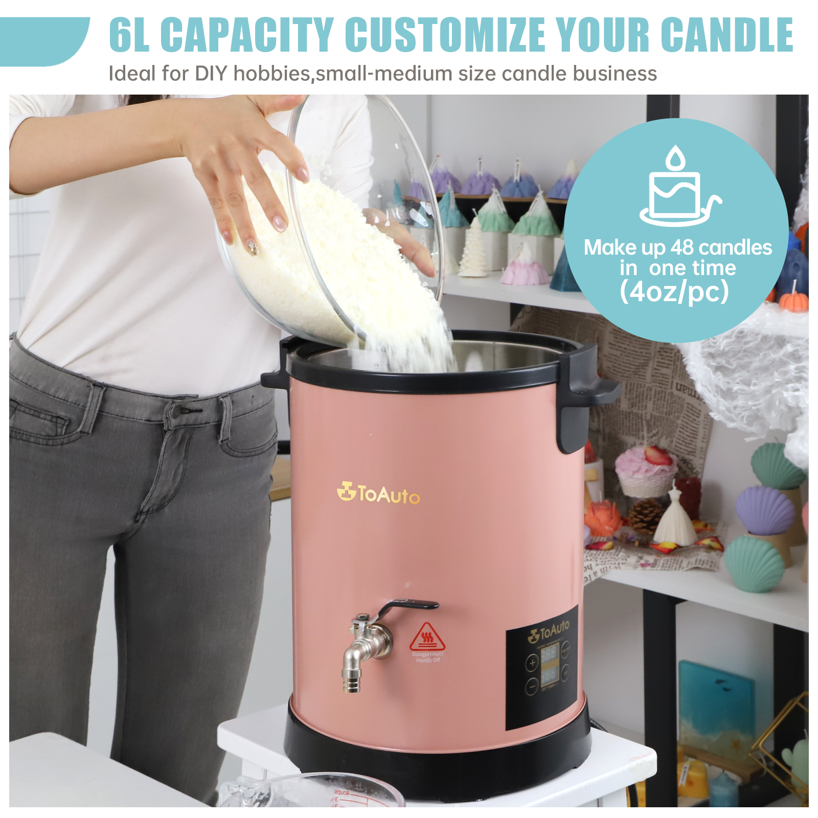 From Kitchen Mess to Candle Master: How the ToAuto 6L Wax Melter Eleva ...